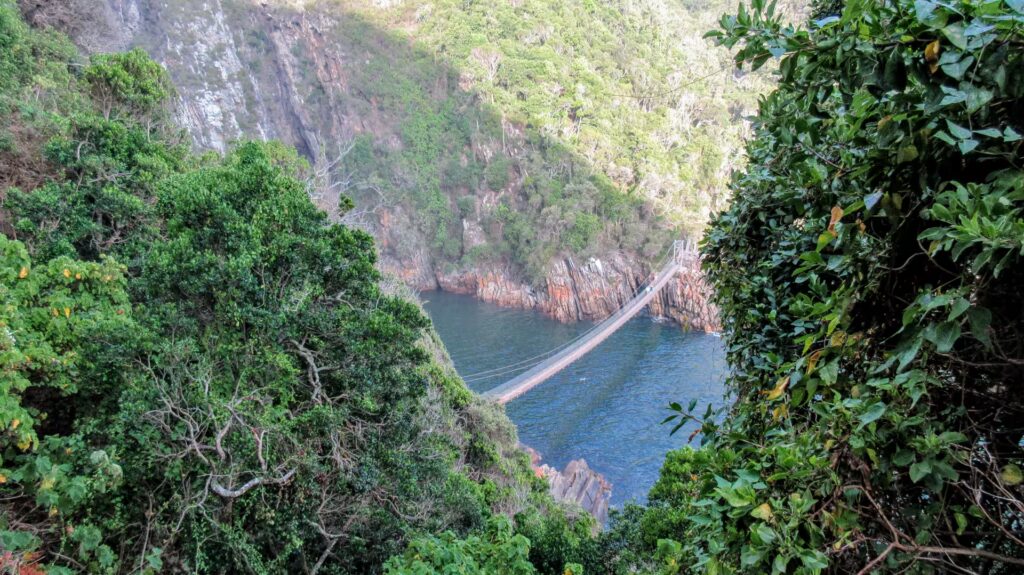 Storms River Mouth Bridge Trail - to the Suspension Bridge
